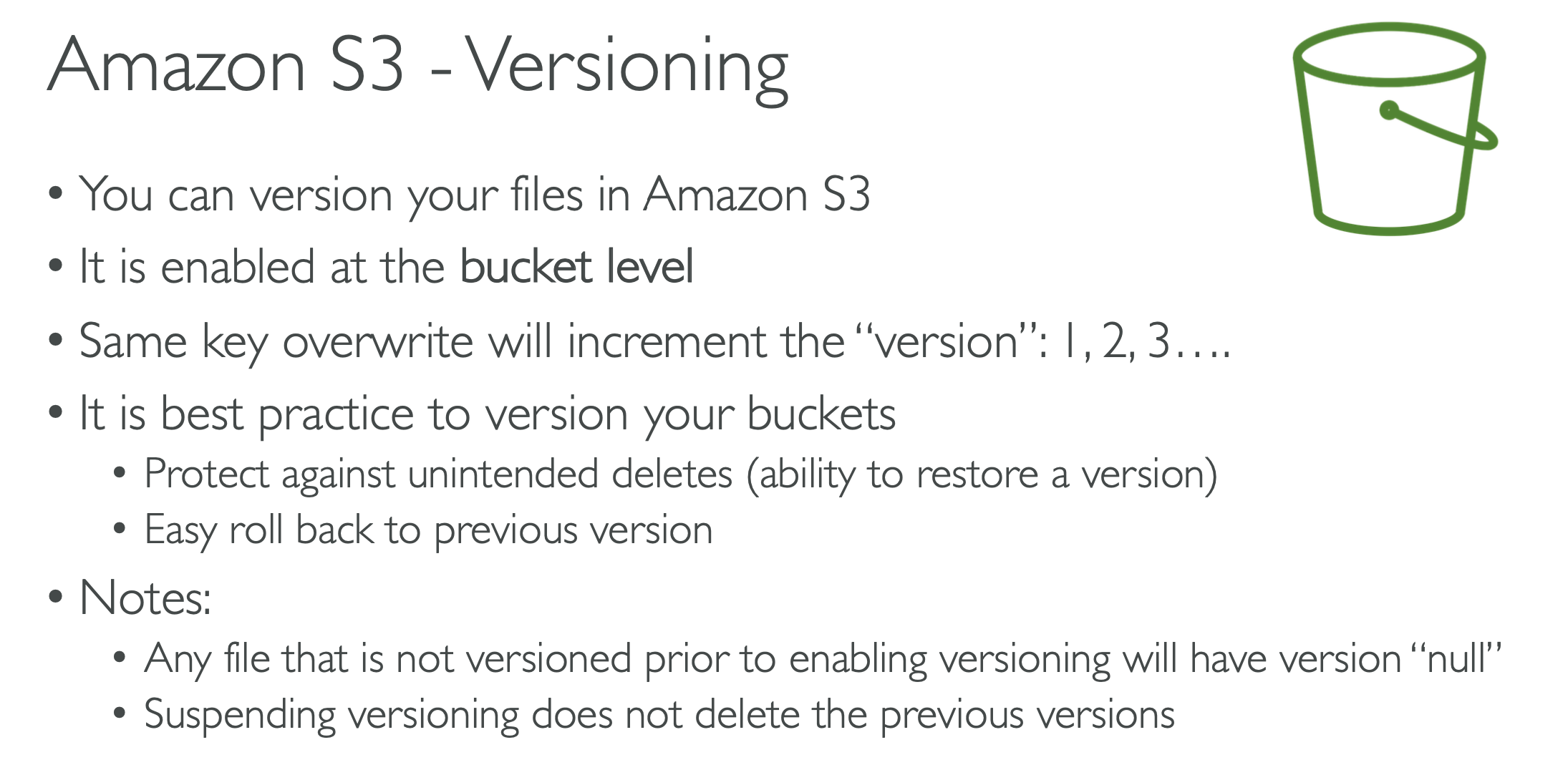 [aws] S3 (1) - Buckets & Objects & Versioning | renine94